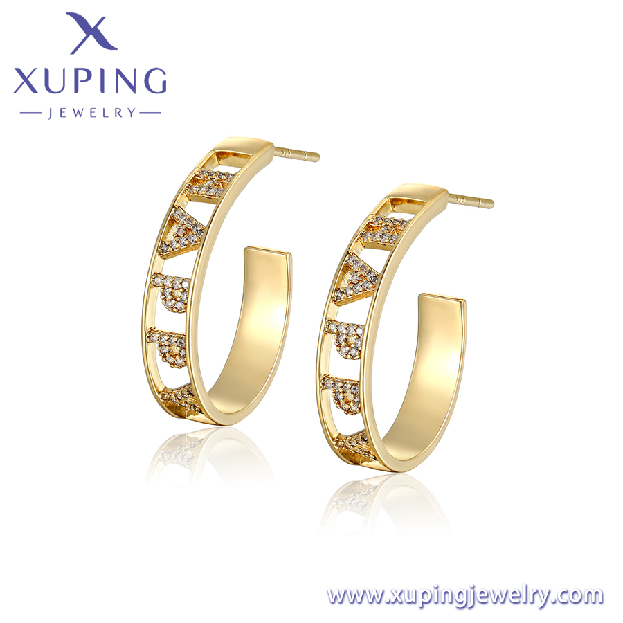 Wholesale Xuping Red Cherry Drop Earrings in Gold Color